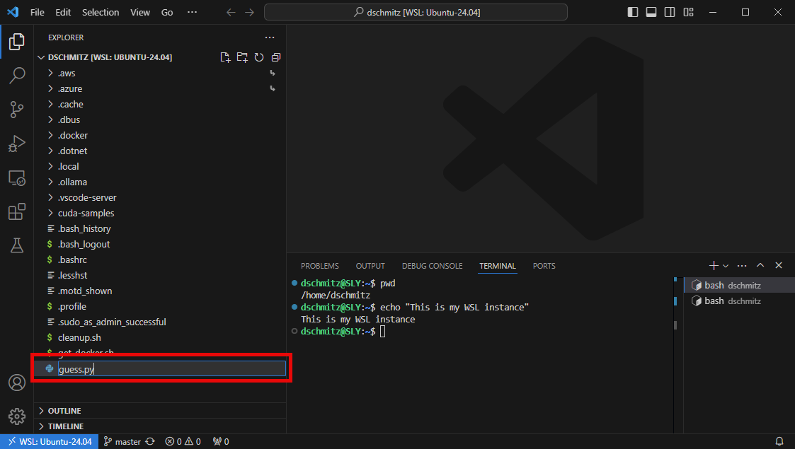 Building your AI playground (Part 3) – VS Code and Python - Quick Inference
